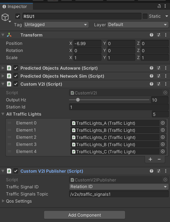 RSU - V2X E2E simulator